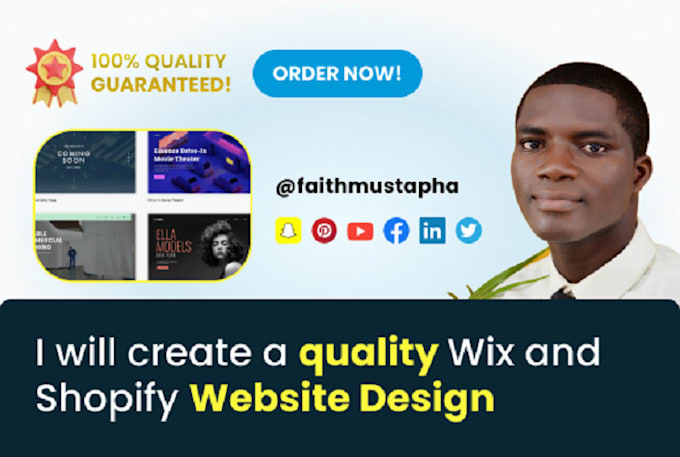 Create wix website, fix website bugs, shopify websites by Faithmustapha ...