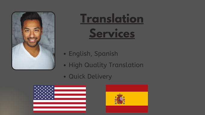 Translate english to spanish and vice versa by Translation_z | Fiverr