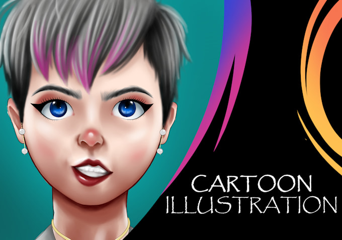 Create custom cartoon illustrations for you by Mairys_jasel | Fiverr