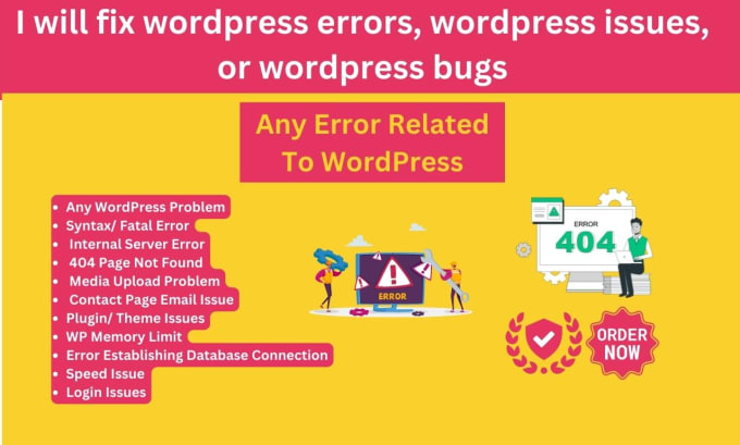 Fix wordpress errors, wordpress issues, or wordpress bugs by Fivemesx ... Fix wordpress errors, wordpress issues, or wordpress bugs by Fivemesx ...
