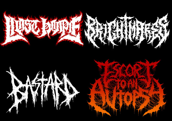 Draw your metal band logo by Joyce_thoma | Fiverr