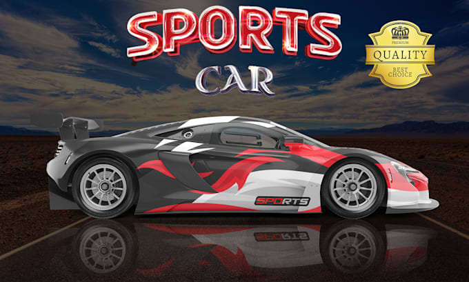 Design racing car, livery racing car and sport car wrap design for you ...