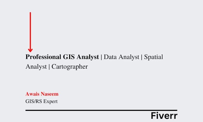 Digitize geographical data using gis, arcgis, qgis and pro by Awaisgis205 | Fiverr