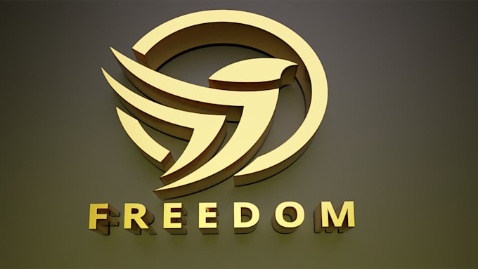 Design your 3d metallic silver gold logo by Akramul71 | Fiverr