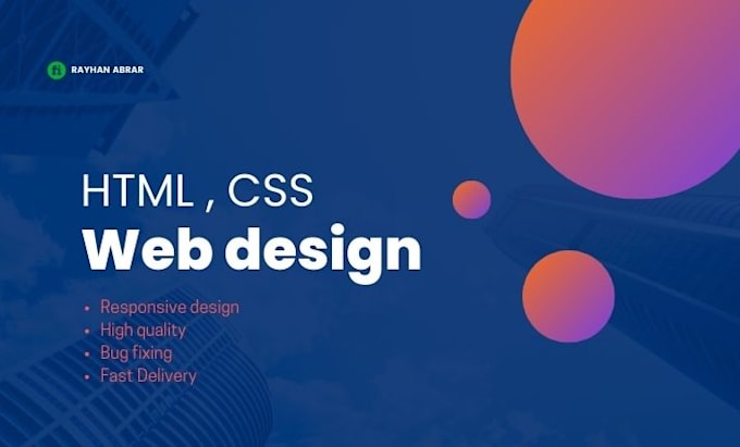 Do html css web design by Rayhanabrarkhan | Fiverr Do html css web design by Rayhanabrarkhan | Fiverr