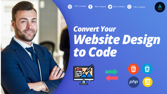 Convert to your website design to code by Inlscompany | Fiverr Convert to your website design to code by Inlscompany | Fiverr
