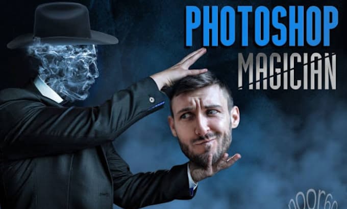 Create a magical manipulation of photoshop, retouching, bg by ...