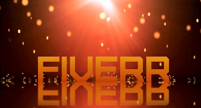 Make an animated explosion video intro by Creativeglobal | Fiverr