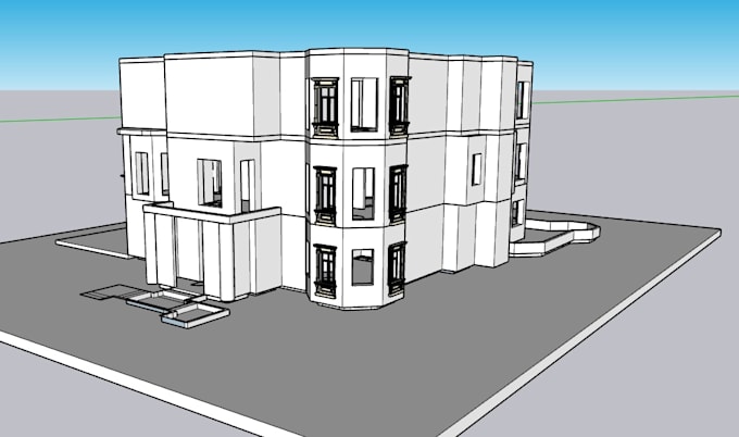 Design 3d architectural modeling and realistic rendering by Fahadhussain157 | Fiverr