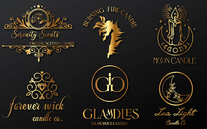 Design modern luxury candle logo for your business by Harrydesigns45 ...