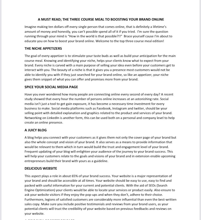 Do an engaging article and content writing for your blogs by ...