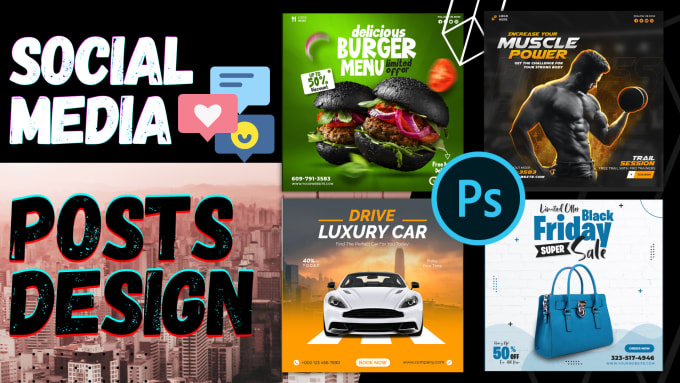 Design an attractive post for social media and advertising by Takizodiac | Fiverr