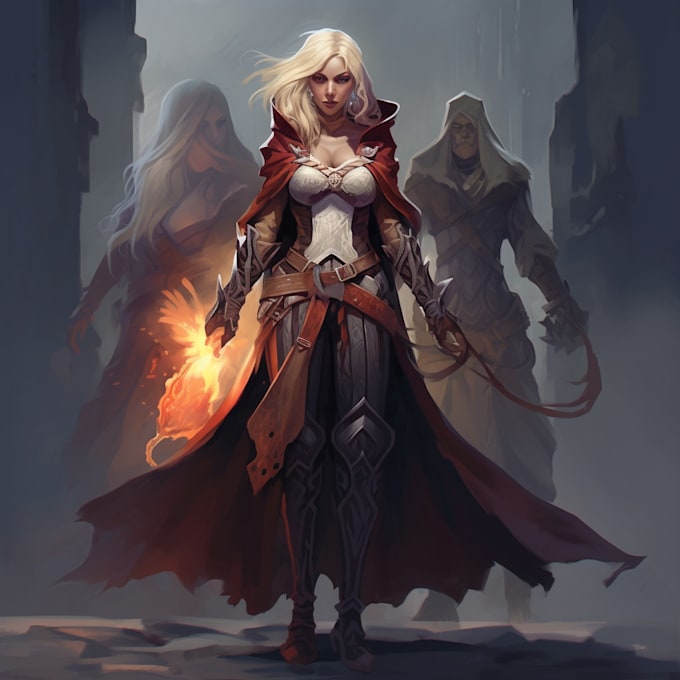 Draw A Concept Game Character And Dnd Character Art For You By Bryymee Fiverr