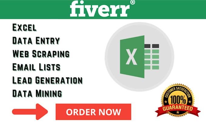 Do data entry data mining data collection and excel leads by Leadexpert_x | Fiverr