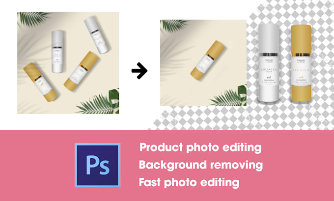 Edit remove background or remove objects 10 photos by Dongcaris | Fiverr