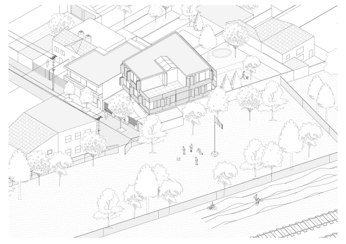 Do architectural drawings axonometrics by Deniselaco | Fiverr