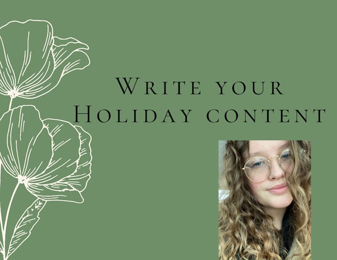 Write spectacular holiday content by Tsparke | Fiverr Write spectacular holiday content by Tsparke | Fiverr