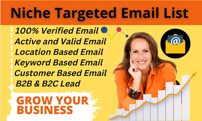 Collect niche targeted email list for email marketing by Najibul_alam | Fiverr
