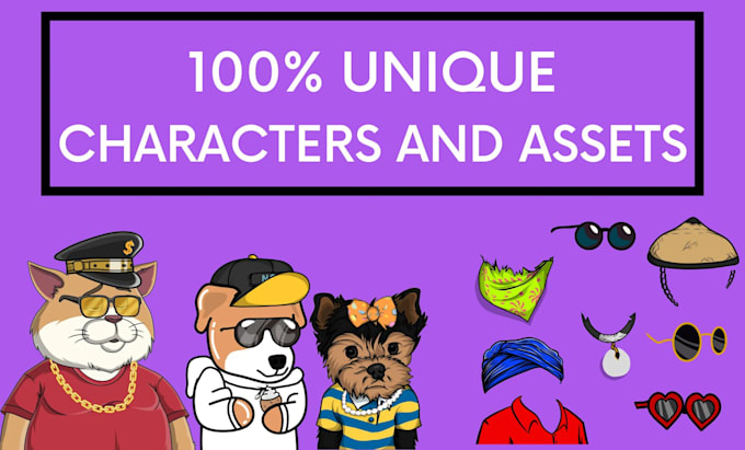 Design custom nft art and generate 1k 5k and 10k nft with rarities and ...