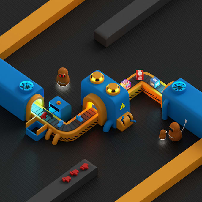Model Render And Animate Realistic Hard Surface Objects By Nncdecdgc