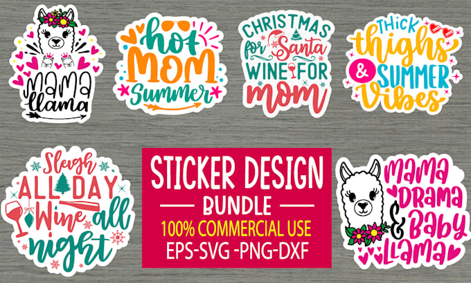 Provide typography sticker, logo, labels for you by Heart_in_design ...