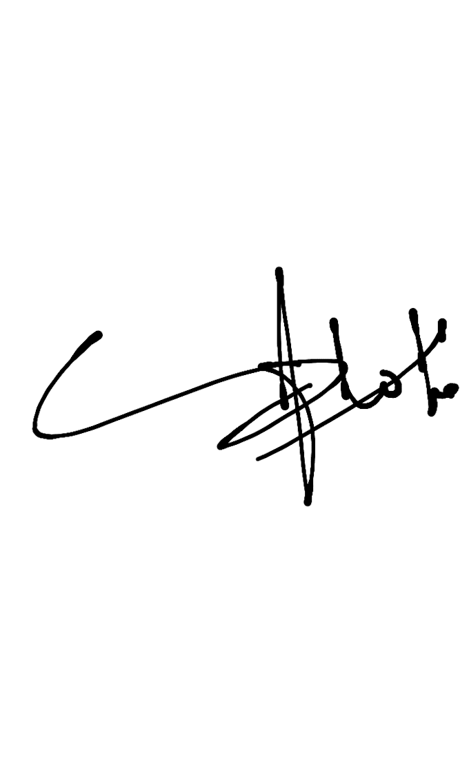 Draw a real handwritten signature and bring you fortunate by ...