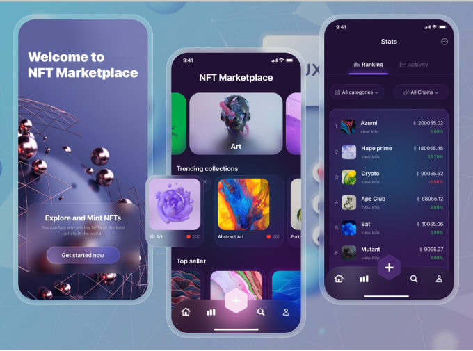 Get a creative ui ux for your mobile app using figma by Engrbikrom | Fiverr