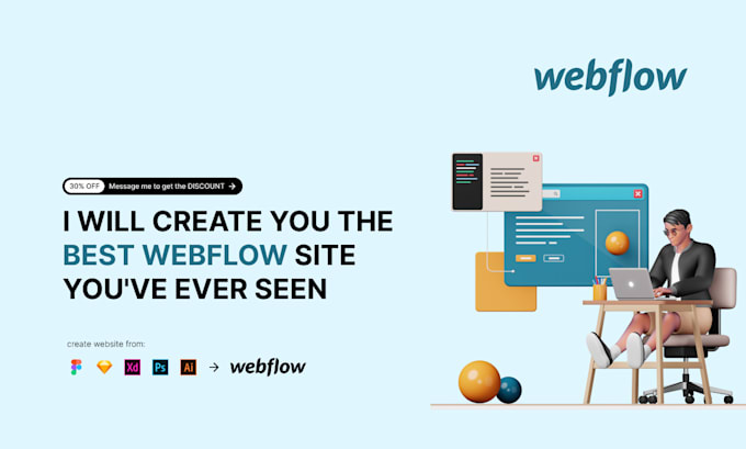 Create your the best webflow site you have ever seen by Rifkiedr | Fiverr
