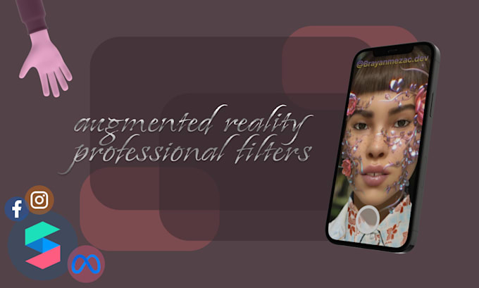 Créate an ar filter for instagram and facebook by Brayanmezac | Fiverr