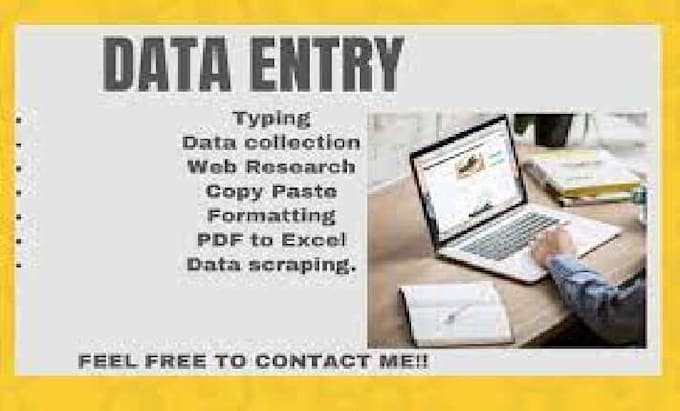 Do fast data entry,pdf to excel,copy paste with in 4 hours by Zeeshanhaider98 | Fiverr
