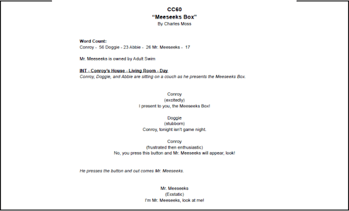 Write scripts for cartoons by Mossanimation | Fiverr