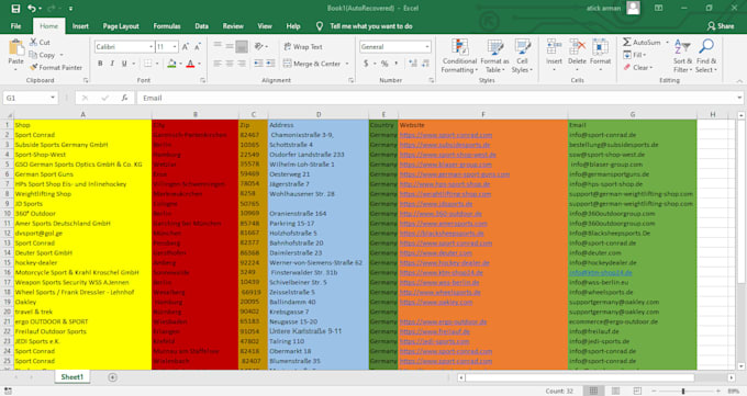 Do data entry, copy paste, data collection pdf to excel by Dinayj | Fiverr