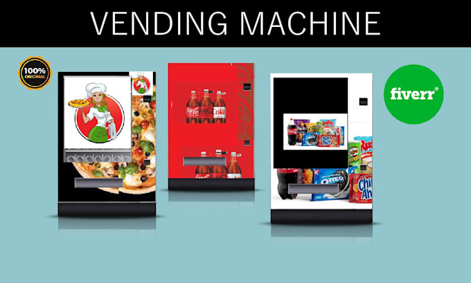Create vending machine wrap design by Junaidwrap | Fiverr