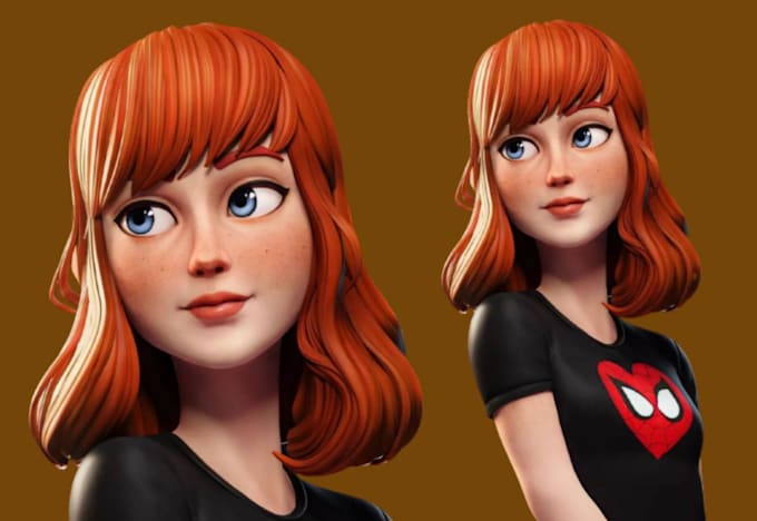 Custom 3d character model design cartoon character 3d animation and ...