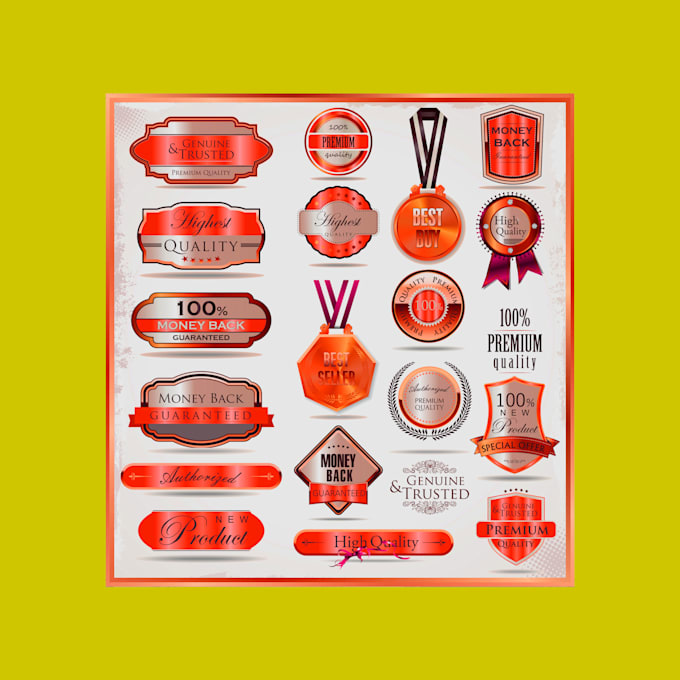 Give you set of best labels by Zdimoski | Fiverr