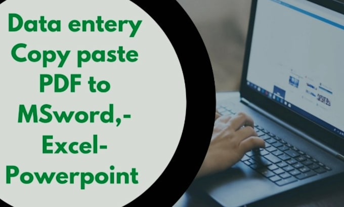 Do data entery, copy paste, pdf conversions by Laibazameer191 | Fiverr