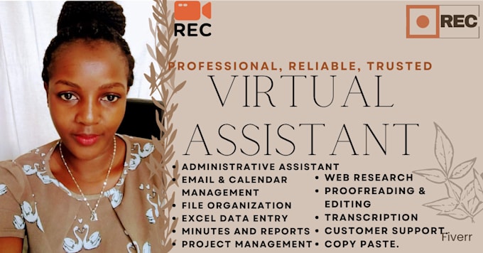 Be your professional virtual assistant by Lydiahonchiri | Fiverr