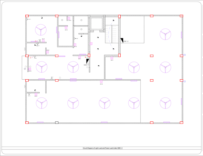 Design and drawing of electrical house wiring of building by Bashercocc ...