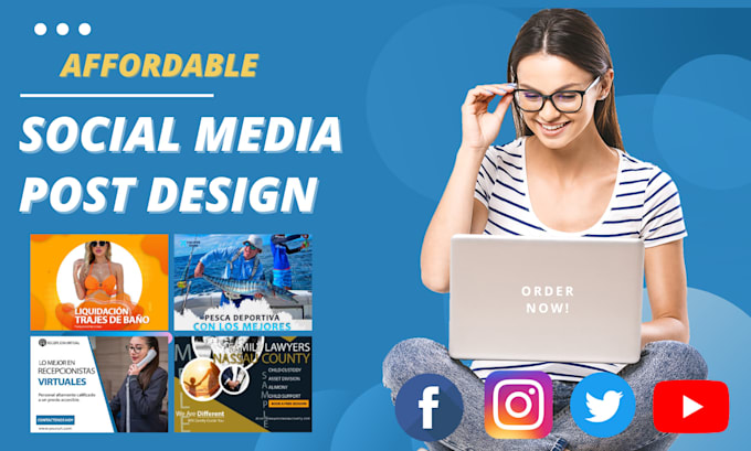 Create nice and effective social media posts for facebook instagram and ...