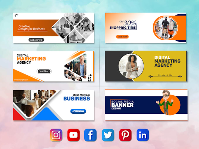 Design awesome looking web banner, flyer, fb ads and cover by Waqas ...