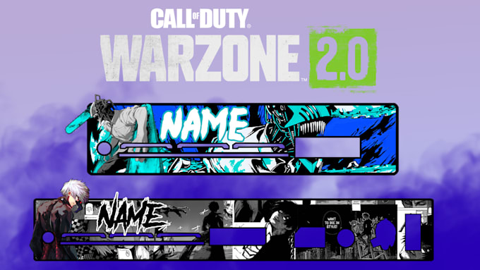 Create an anime warzone health bar overlay by Xfizzx | Fiverr