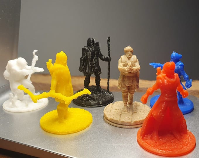 3d print miniature characters for role playing games by Boscatore2 | Fiverr