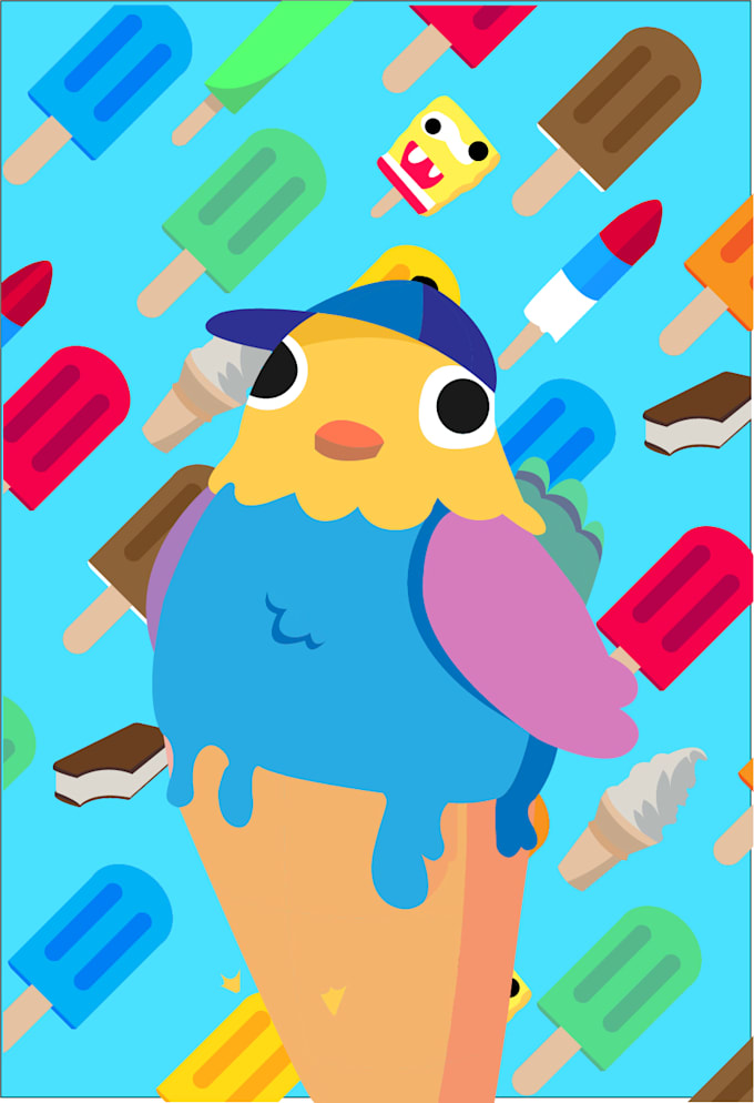 Create vector graphics and art in any style by Girl_lamer | Fiverr