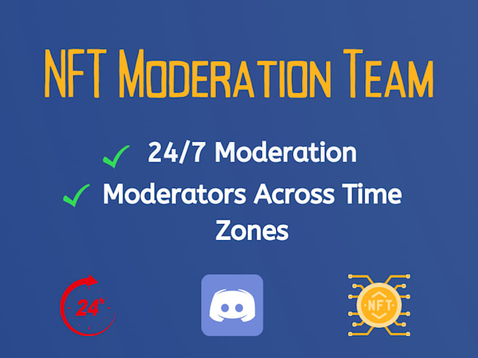 Moderate your nft discord server by Modpals | Fiverr
