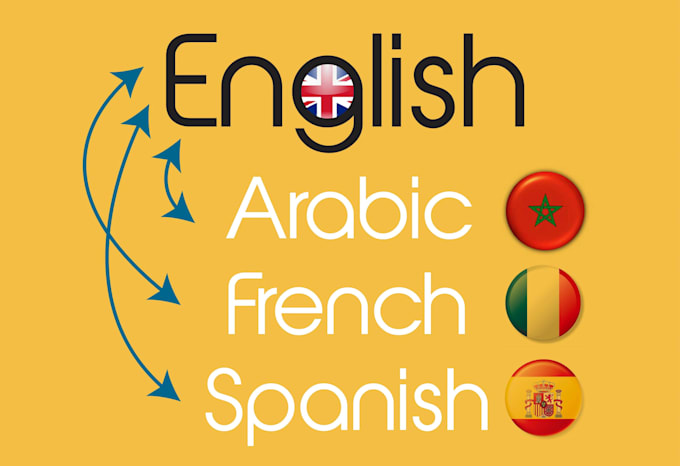 Do professional translate english to french, spanish by Misterm29 | Fiverr