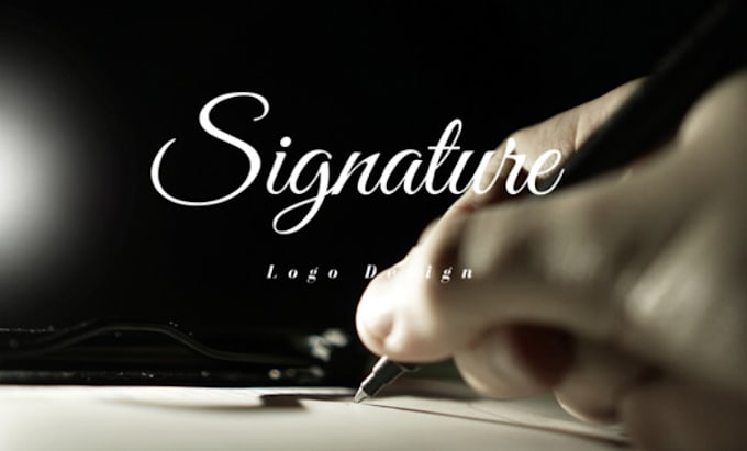 Design signature logo hand drawn design signature kit watermark by ...