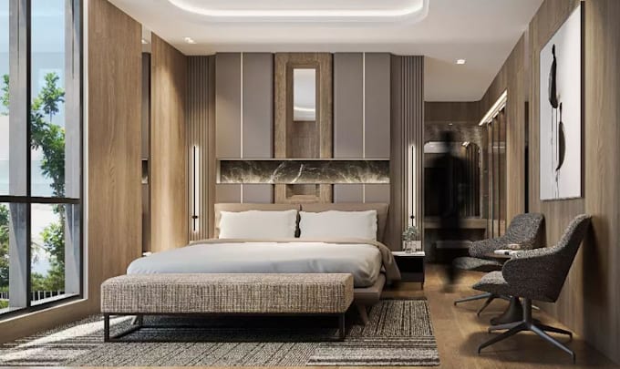 Do interior and exterior design for residential and commercial project by Trickster7 | Fiverr