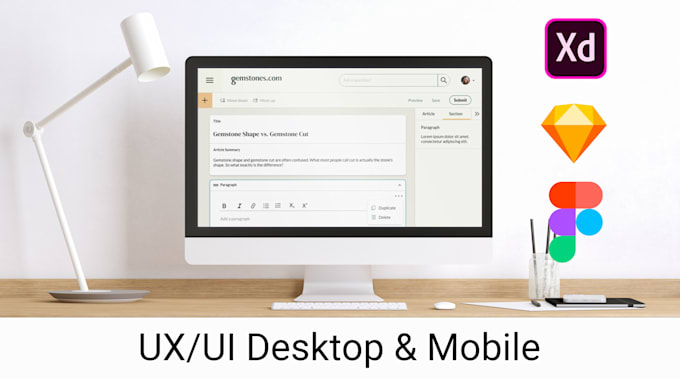 Design custom ux ui prototypes by Aliciaedwards6 | Fiverr