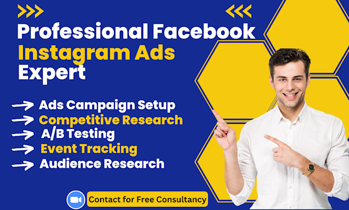 Be your facebook advertising, marketing, fb ads campaign, instagram ads ...