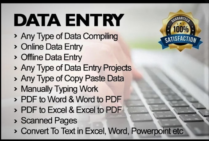 Do data entry, copy paste, data entry collection pdf by Chinnualekhya ...